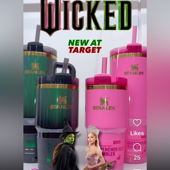 Stanley | Other | Wicked X Stanley Pink Glinda 4 Ounce | Poshmark